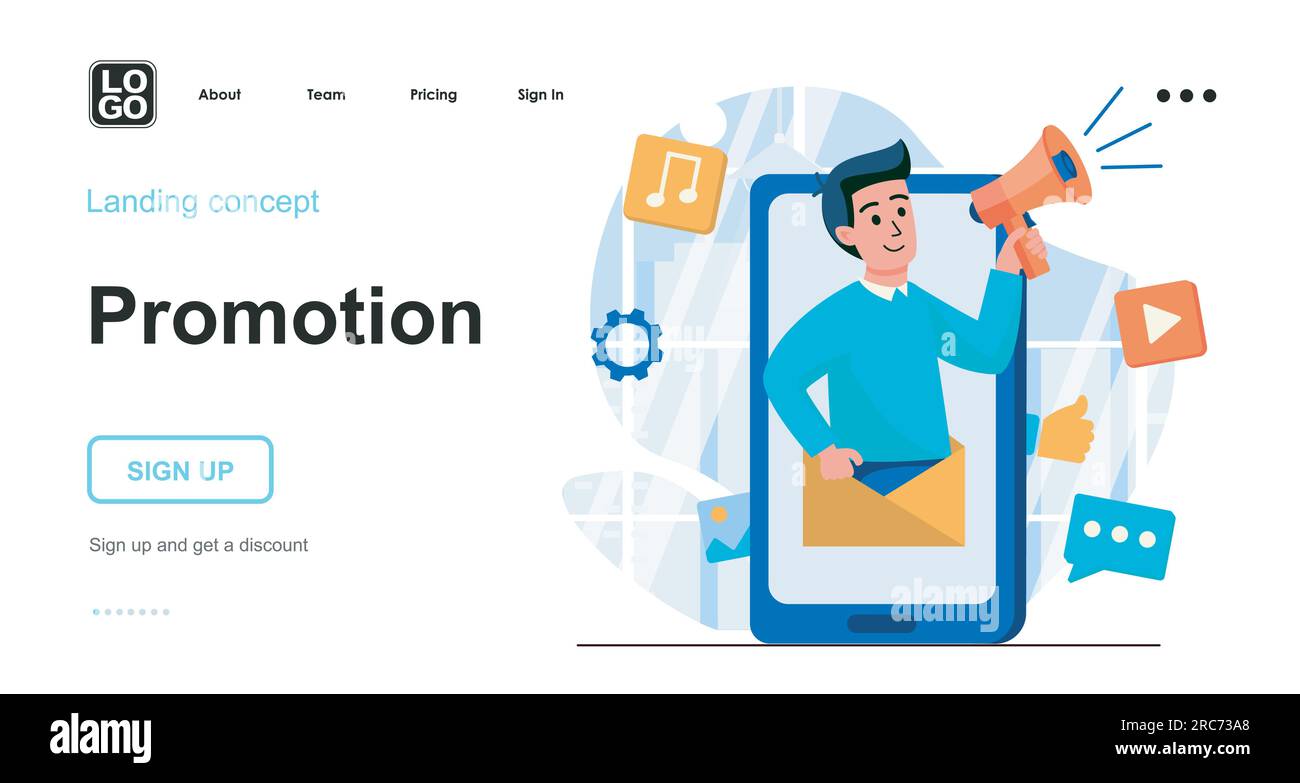 Publicité dans les applications Banque d'images vectorielles - Alamy