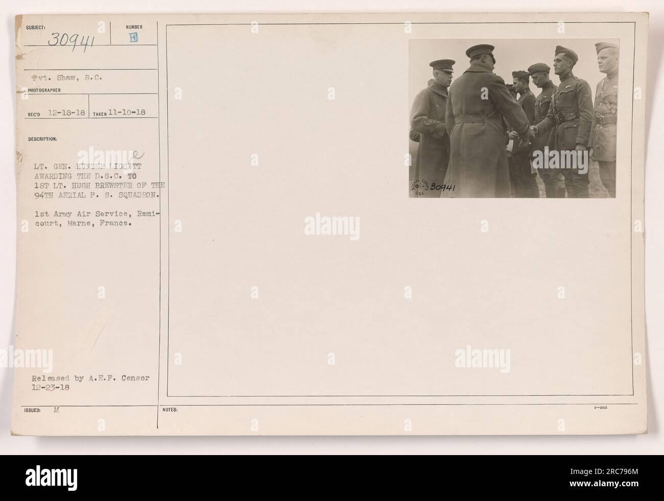 Lt gen chasseur liggett Banque de photographies et d’images à haute résolution - Alamy