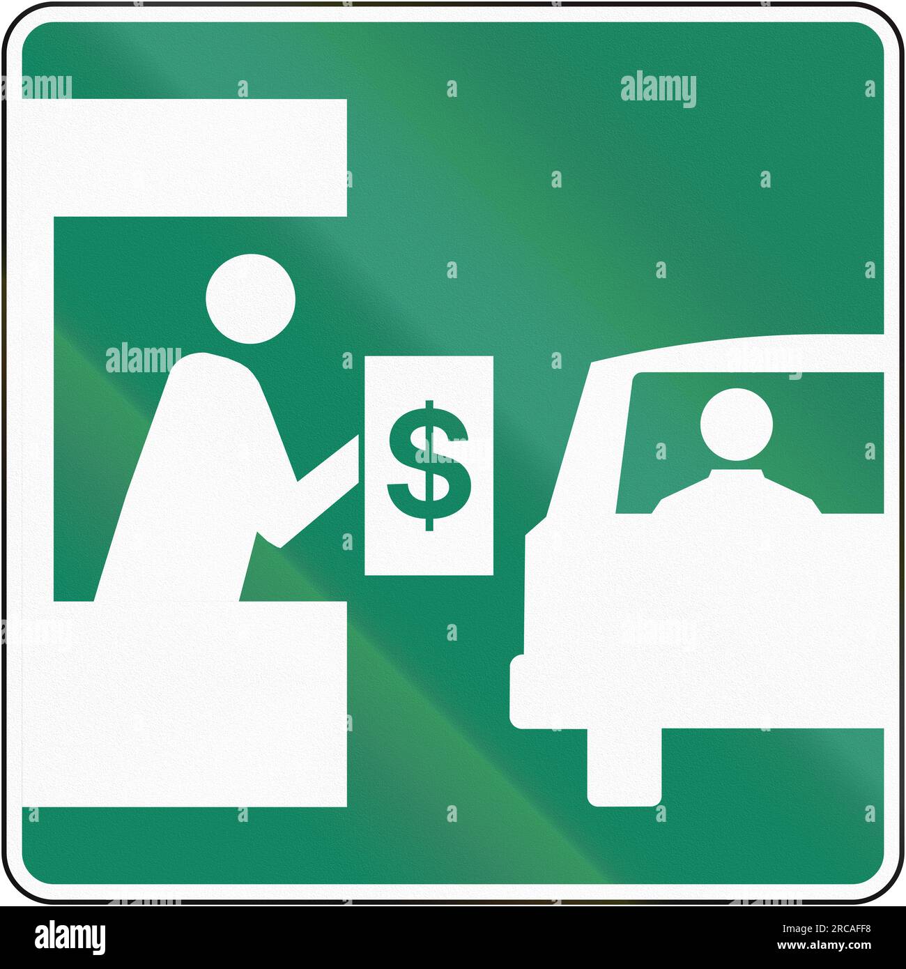 Guide et information panneau routier au Québec, Canada - poste à péage ...