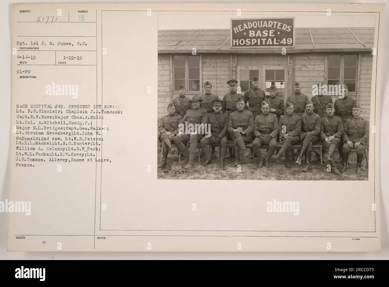 Lieutenant colonel c mcdonald Banque de photographies et d’images à ...