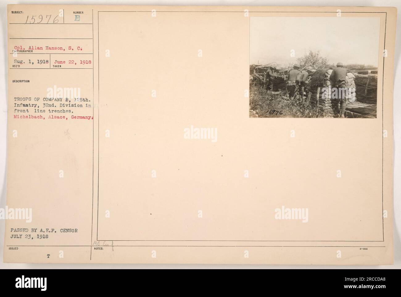 Colonel un hanson Banque de photographies et d’images à haute ...