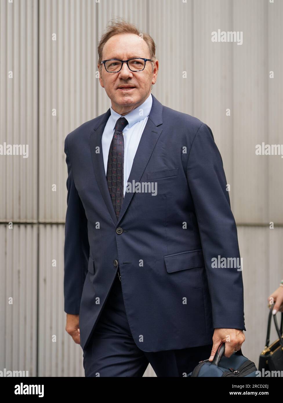 L'acteur Kevin Spacey arrive à Southwark Crown court, Londres, où il ...