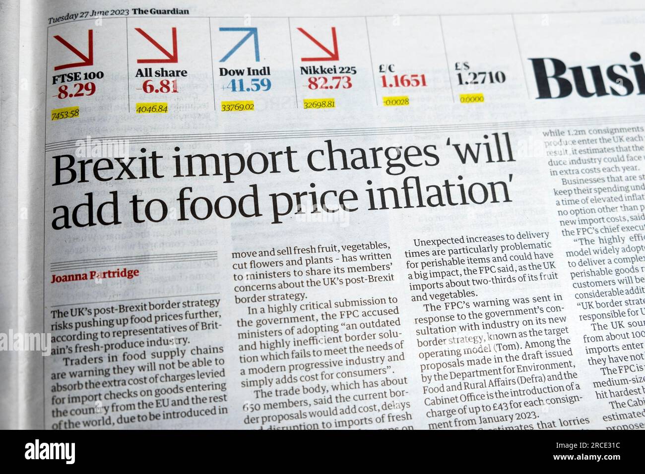 Food price inflation Banque de photographies et d’images à haute ...