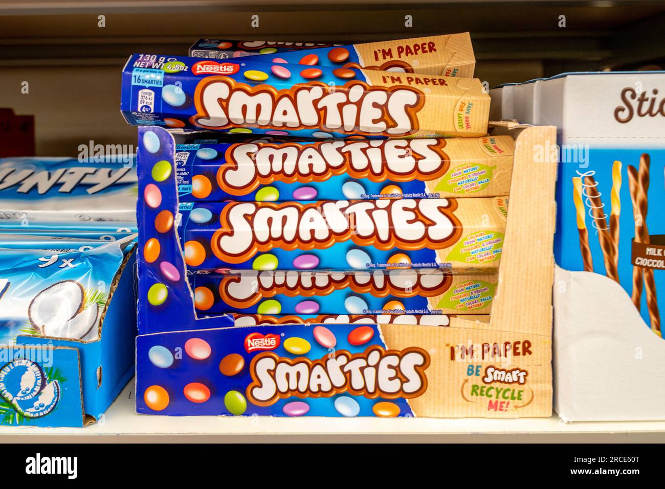 Smarties chocolates Banque de photographies et d’images à haute ...
