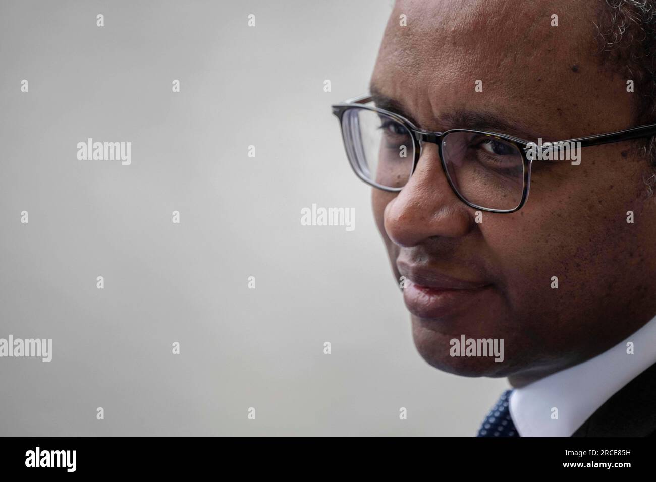 Paris, France, 14 juillet 2023. PAP Ndiaye lors du défilé militaire de la Bastille Day sur l ...