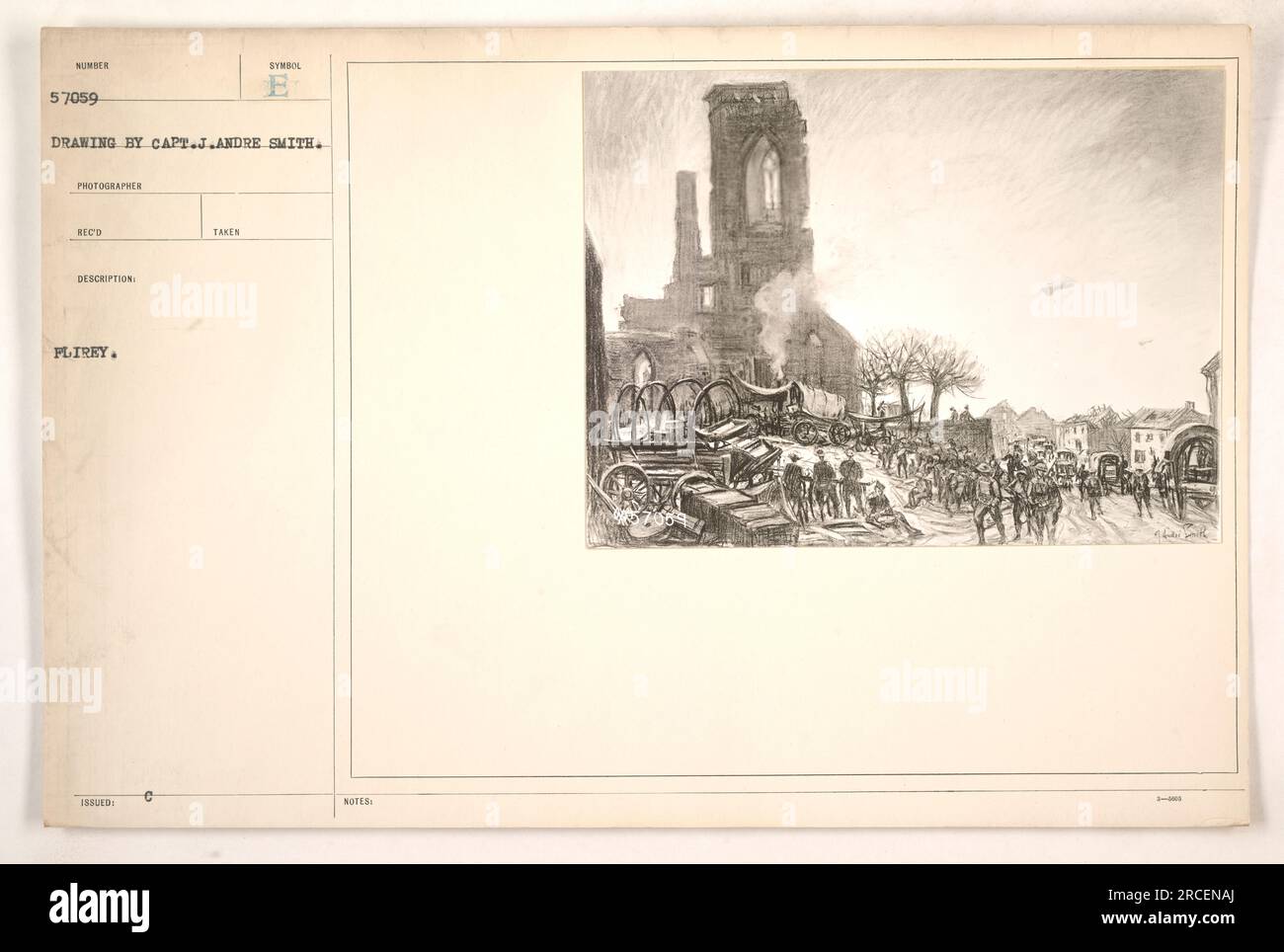 Dessin du capitaine j andre smith Banque de photographies et d’images à ...