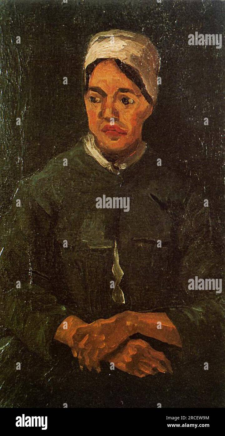 Hollandais vincent van gogh portrait d'une vieille femme Banque de ...