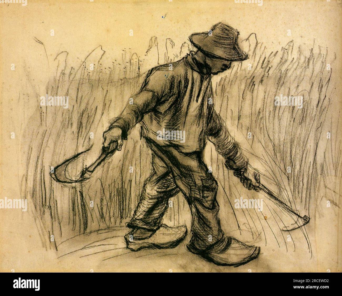 Le moissonneur van gogh Banque de photographies et d’images à haute ...
