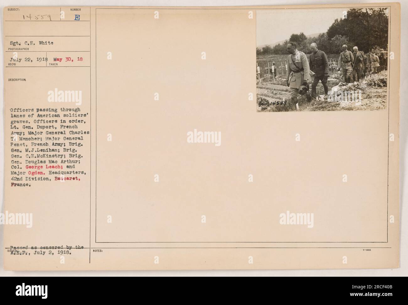 Lt gen duport Banque de photographies et d’images à haute résolution - Alamy