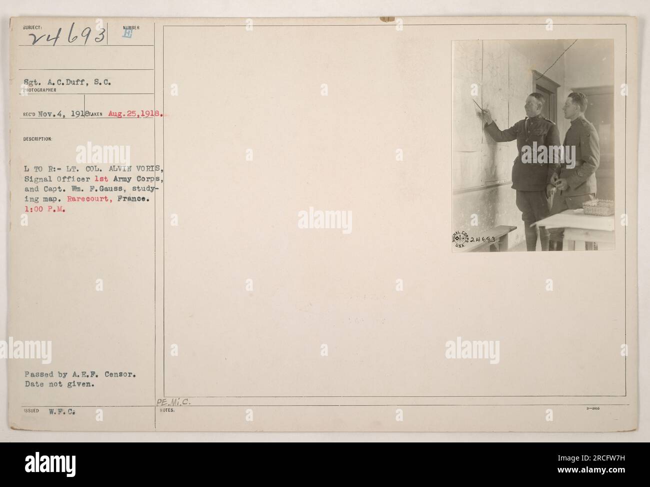 Lt col alvin voris Banque de photographies et d’images à haute ...