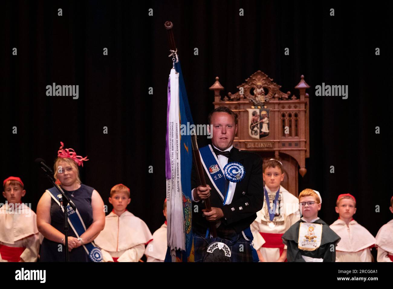 Cérémonies Cleikum de St Ronan Mme Patterson installera M. Ryan Simpson ...