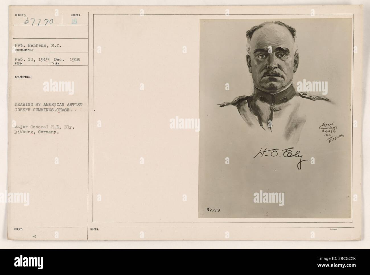 Dessin de joseph cummings chase Banque de photographies et d’images à ...