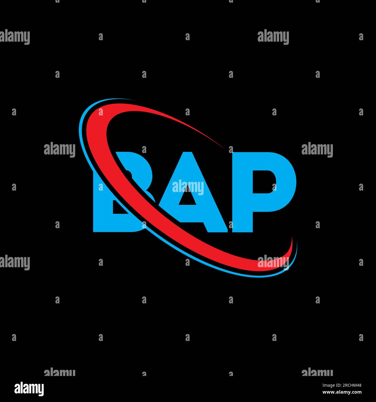 Logo BAP. Lettre BAP. Logo de lettre BAP. Initiales BAP logo lié avec ...