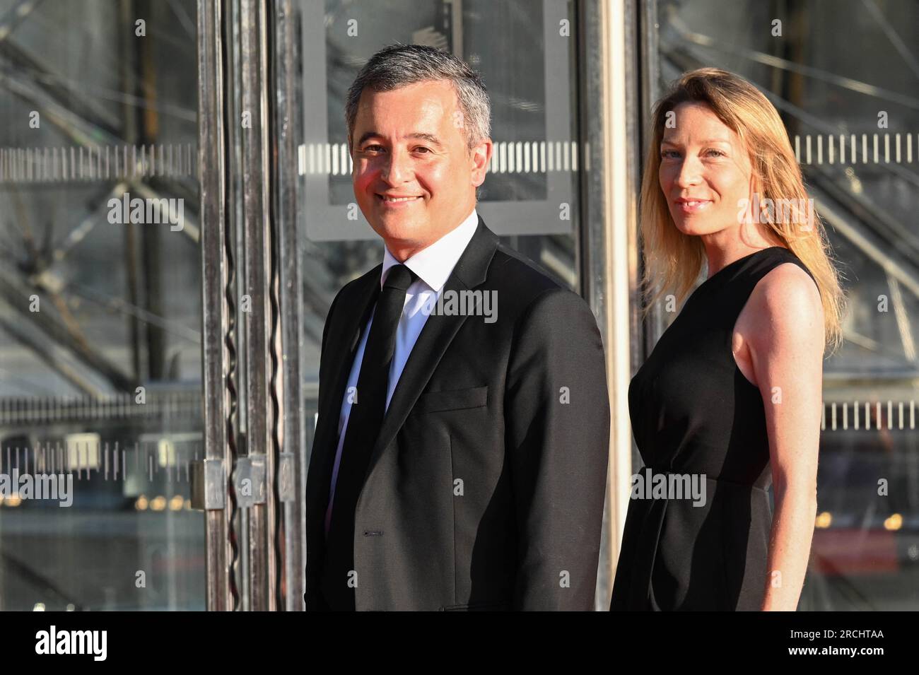 Paris, France. 14 juillet 2023. Le ministre français de l'intérieur ...