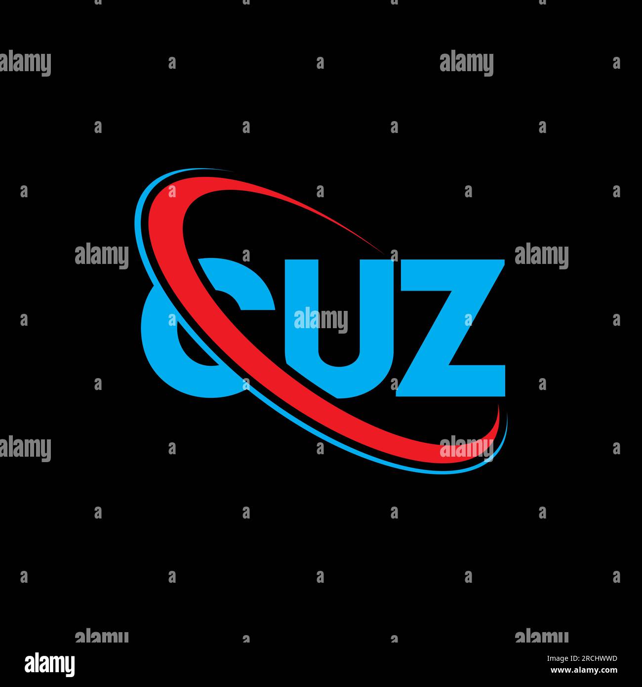 Logo CUZ. Lettre CUZ. Logo lettre CUZ. Initiales CUZ logo lié avec ...