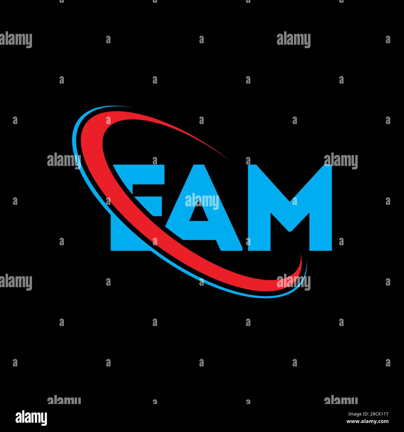 Logo EAM. Lettre EAM. Conception de logo de lettre EAM. Initiales logo ...