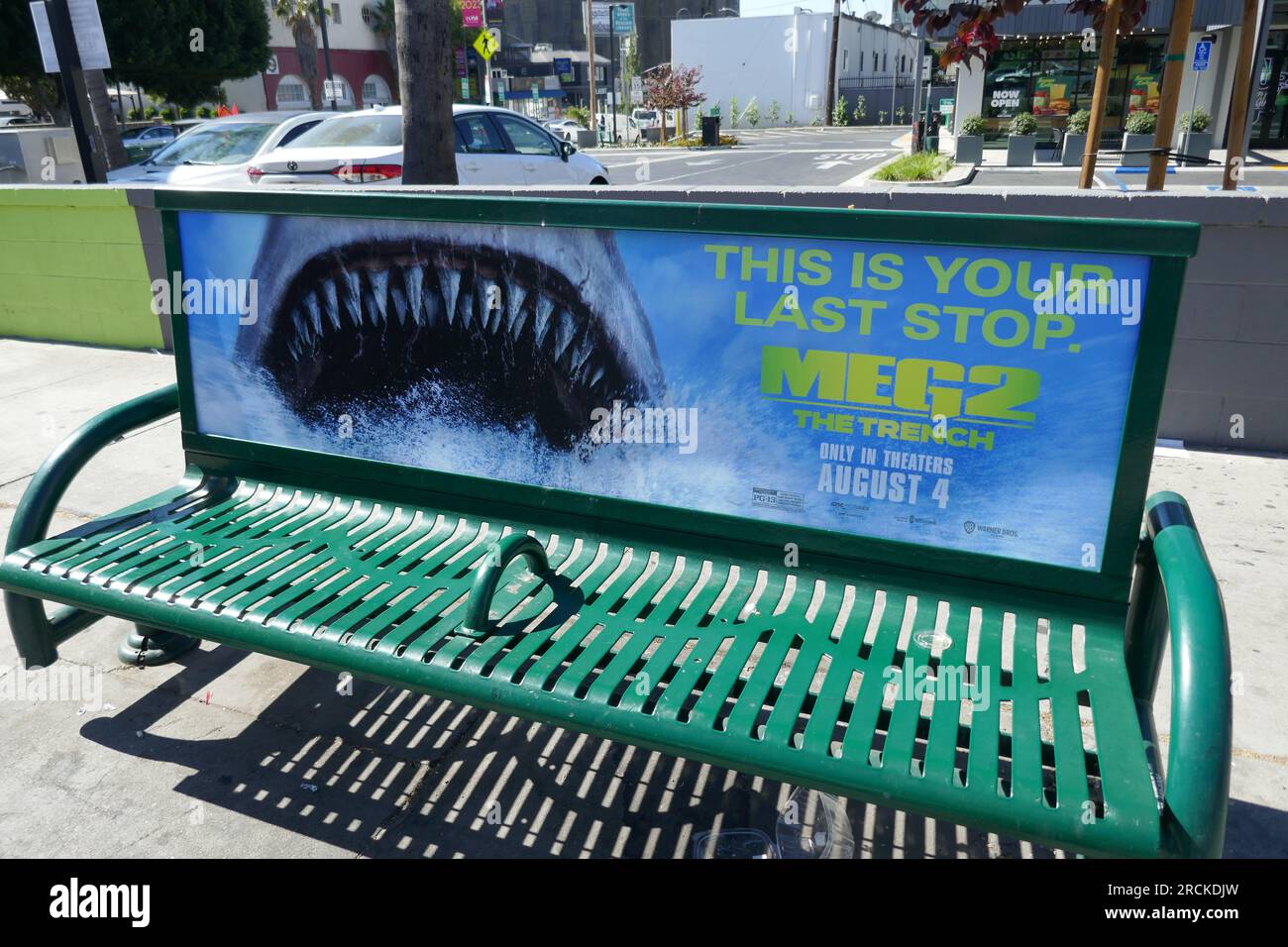 Banc de bus hollywood Banque de photographies et d’images à haute ...