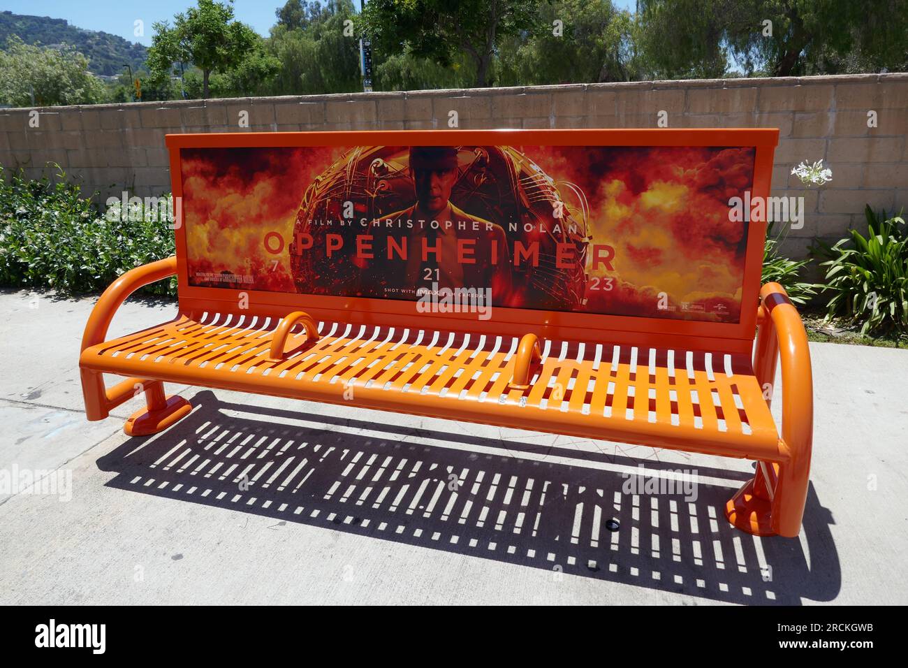 Banc de bus hollywood Banque de photographies et d’images à haute ...