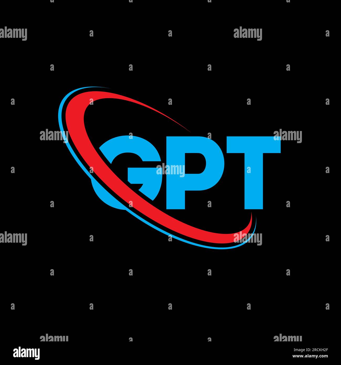 Logo GPT. Lettre GPT. Logo de lettre GPT. Initiales GPT logo lié avec ...