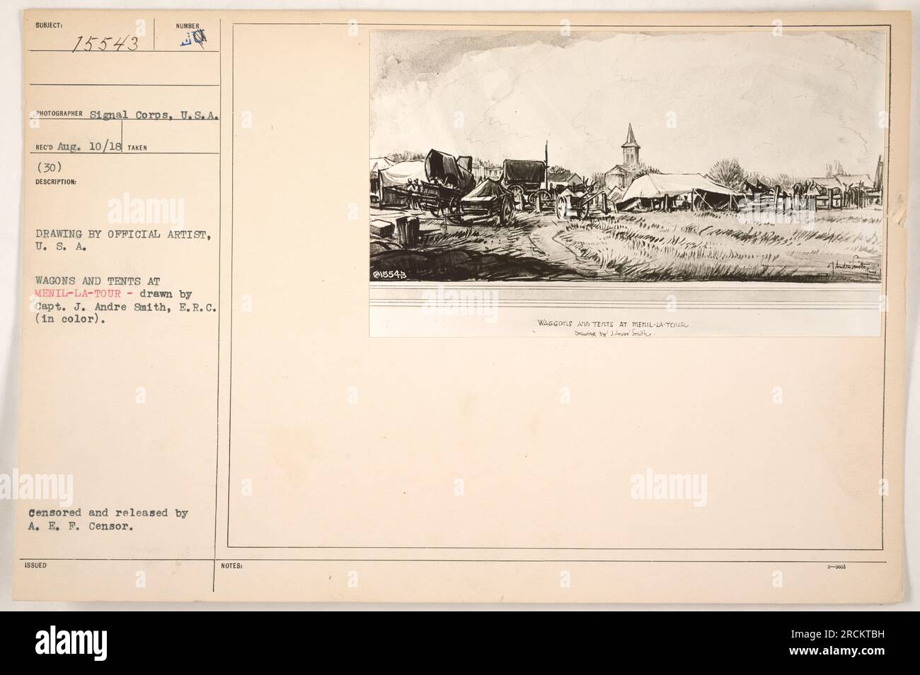 Dessin du capitaine j andre smith Banque de photographies et d’images à ...