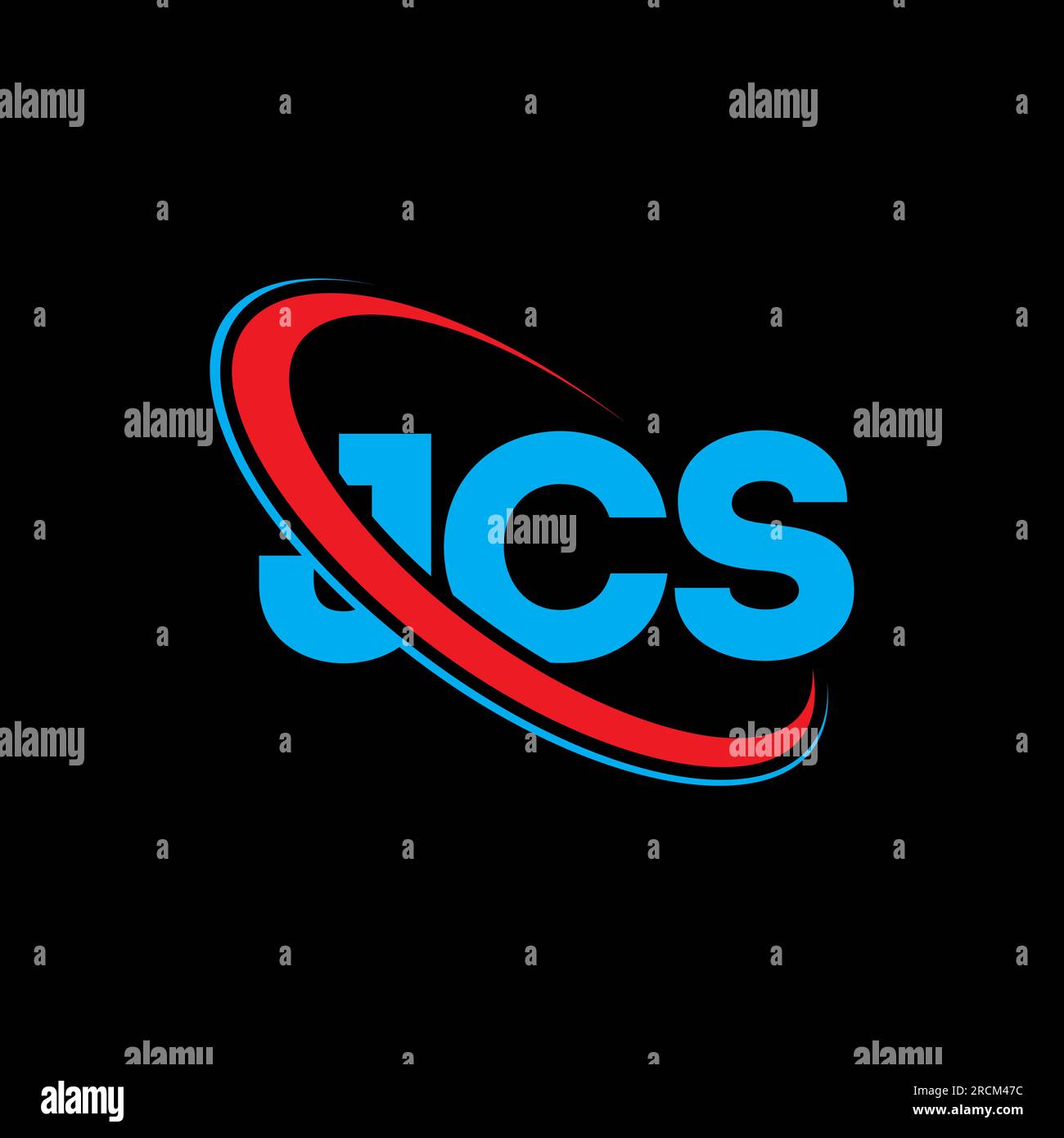 Logo JCS. Lettre JCS. Logo de la lettre JCS. Initiales JCS logo lié ...