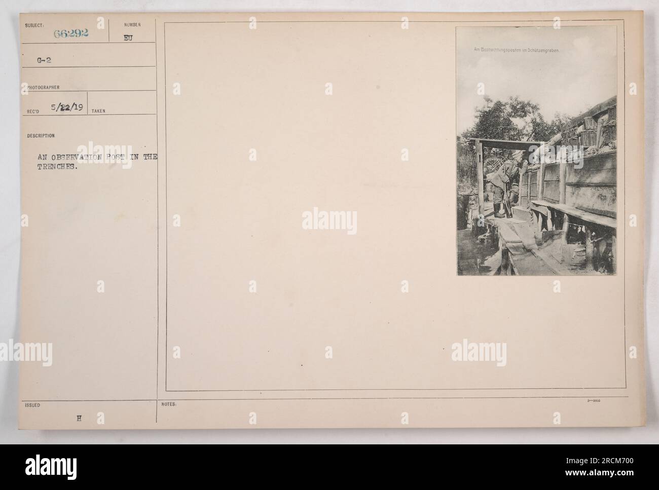 Poste d'observation militaire Banque de photographies et d’images à ...