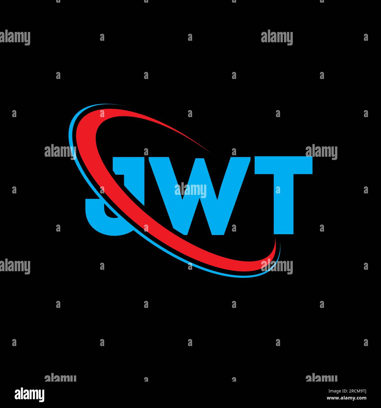Logo JWT. Lettre JWT. Logo JWT lettre. Initiales JWT logo lié avec ...