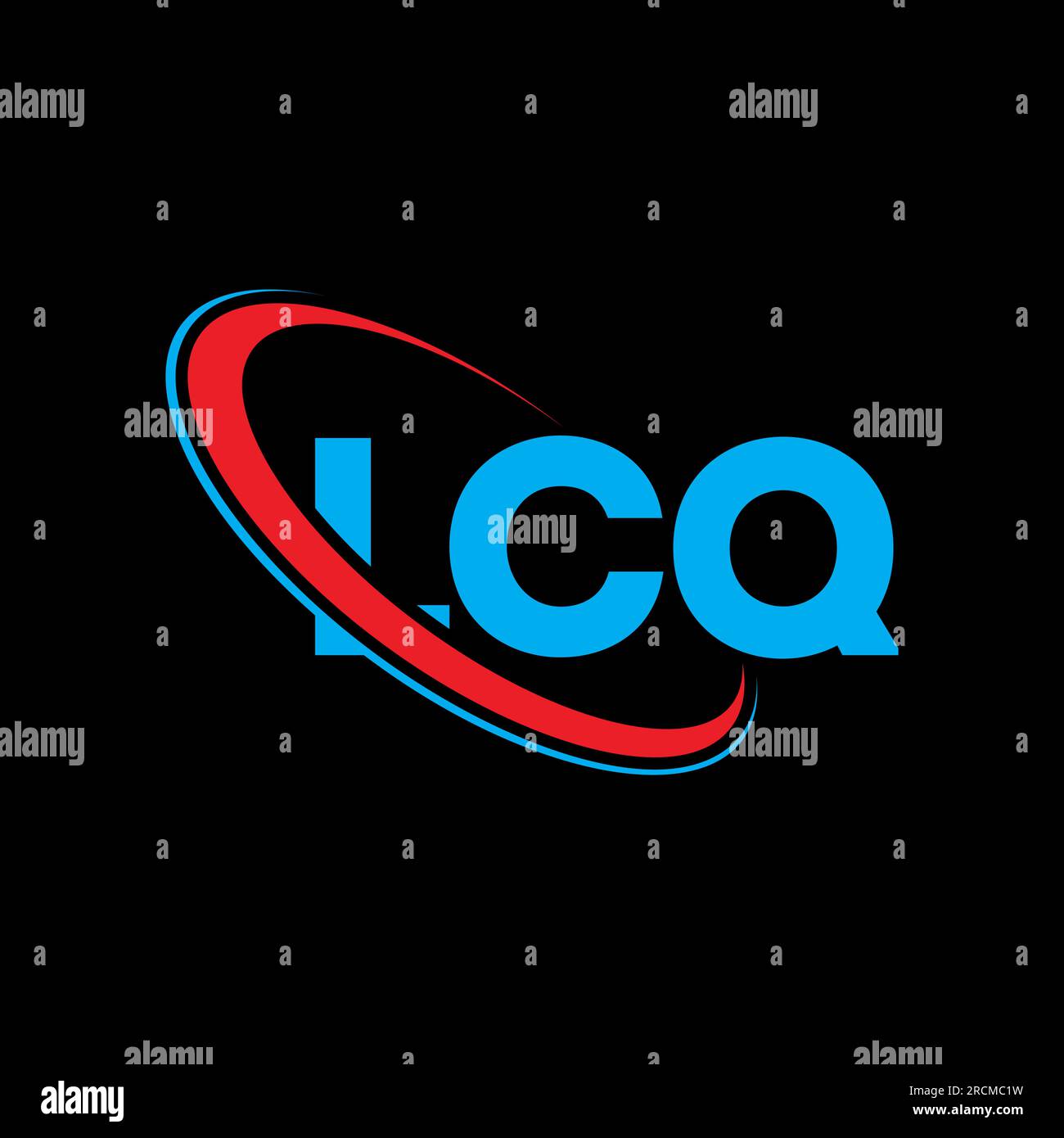 Logo LCQ. Lettre LCQ. Logo de lettre LCQ. Initiales LCQ logo lié avec ...