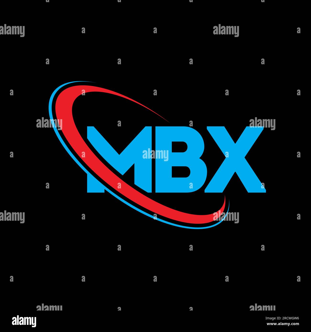 Logo MBX. Lettre MBX. Logo lettre MBX. Initiales MBX logo lié avec ...