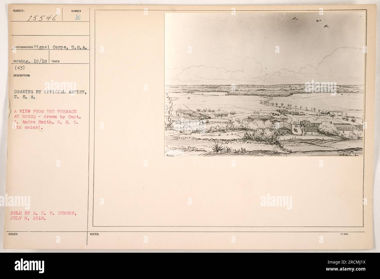 Dessin du capitaine j andre smith Banque de photographies et d’images à ...