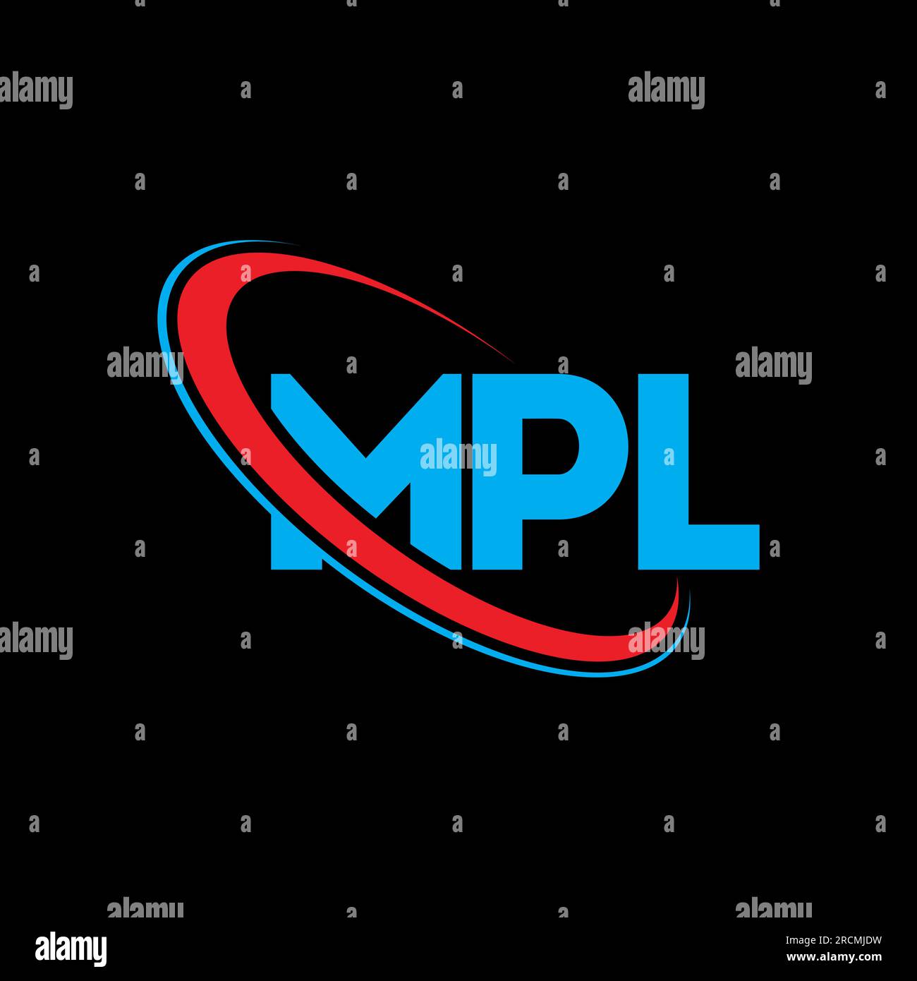 Logo MPL. Lettre MPL. Conception de logo de lettre MPL. Initiales MPL ...