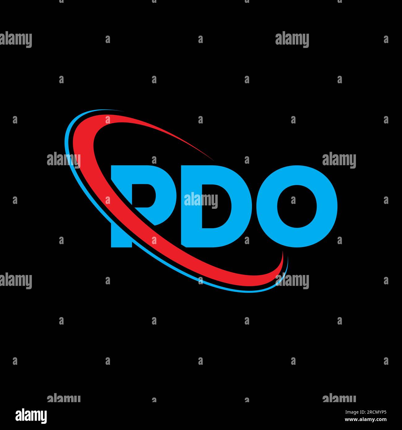 Logo PDO. Lettre PDO. Logo de lettre PDO. Initiales AOP logo lié à un ...