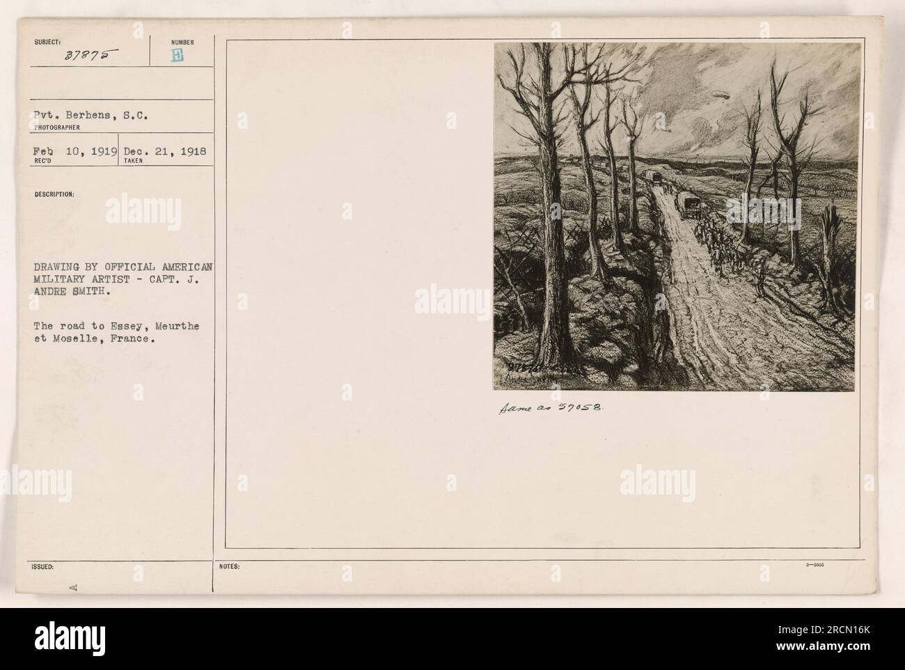 Dessin du capitaine j andre smith Banque de photographies et d’images à ...