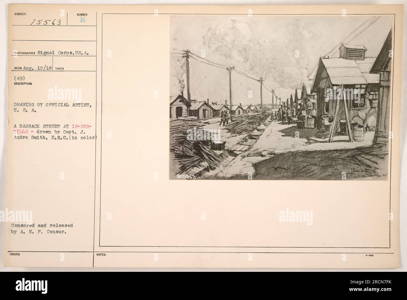 Dessin du capitaine j andre smith Banque de photographies et d’images à ...