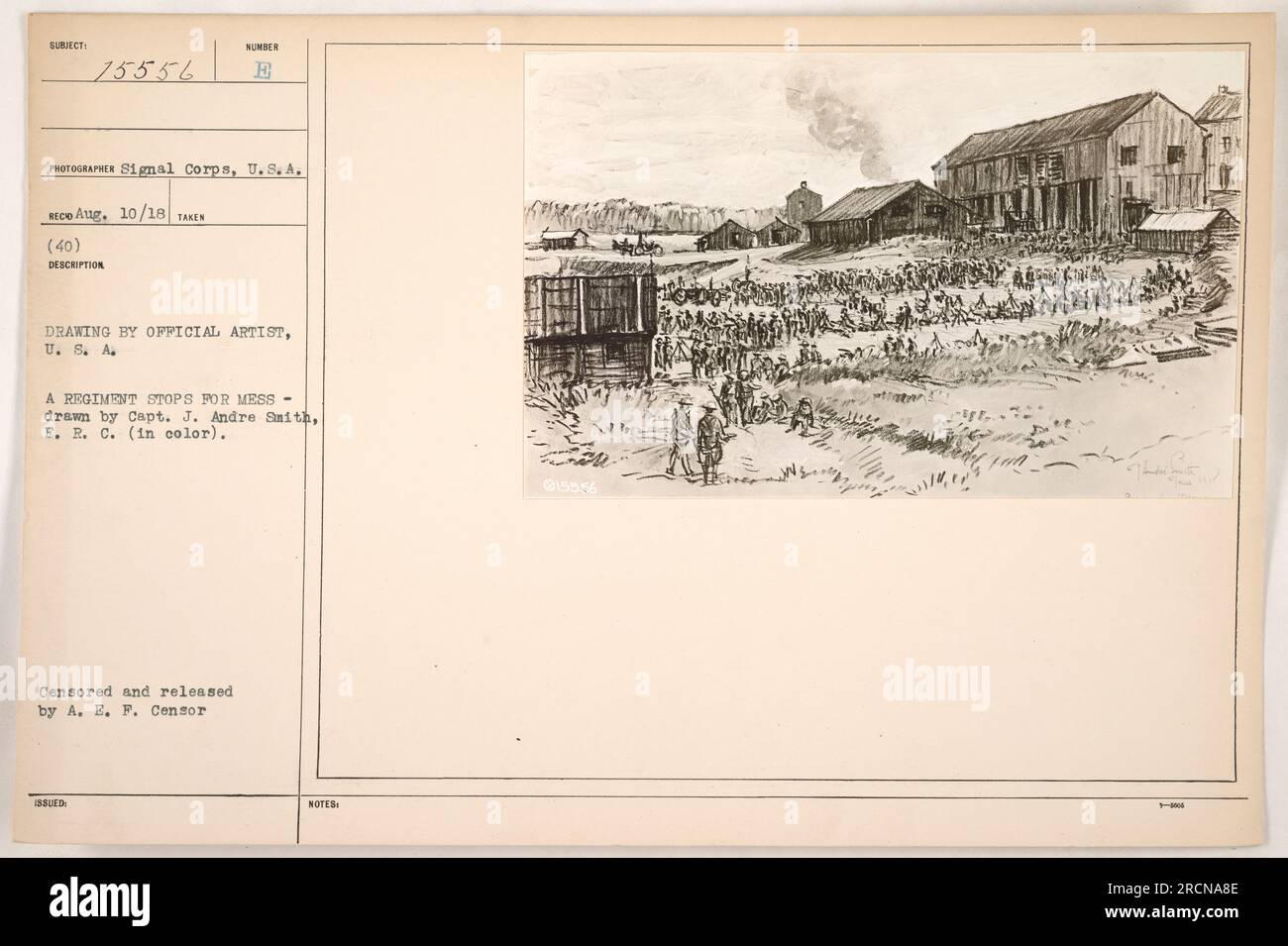 Dessin du capitaine j andre smith Banque de photographies et d’images à ...