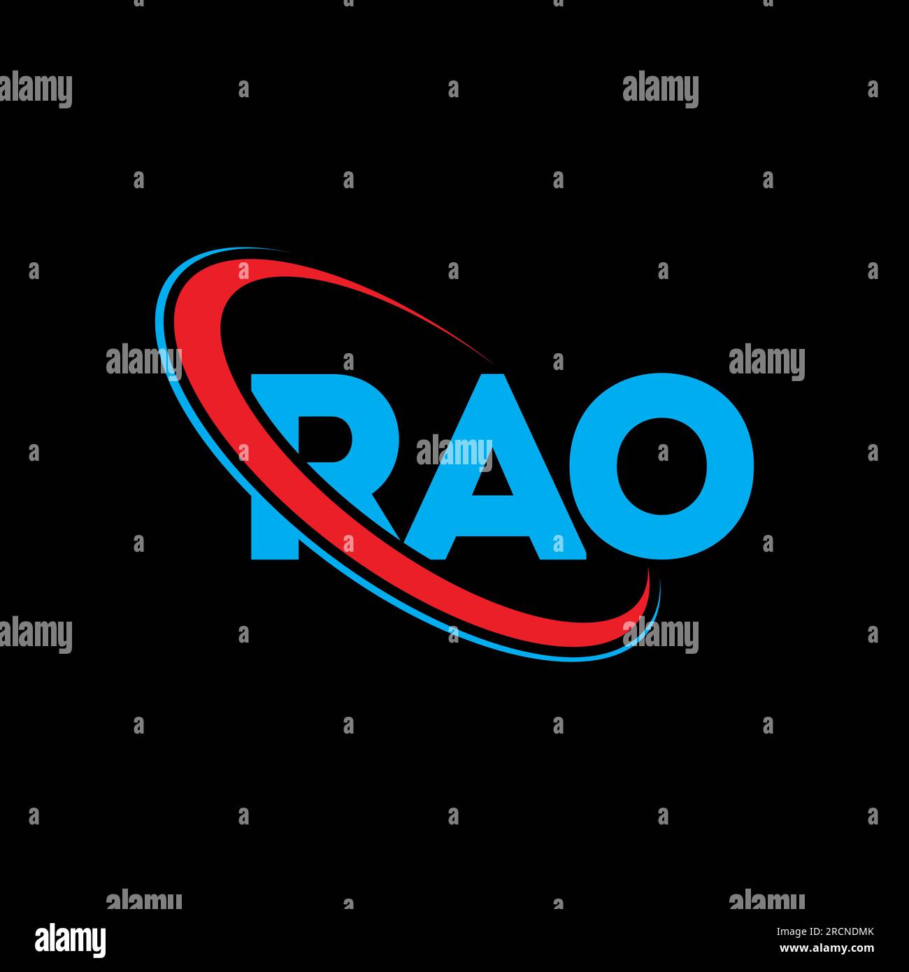 Logo RAO. Lettre RAO. Logo de la lettre RAO. Initiales RAO logo lié ...