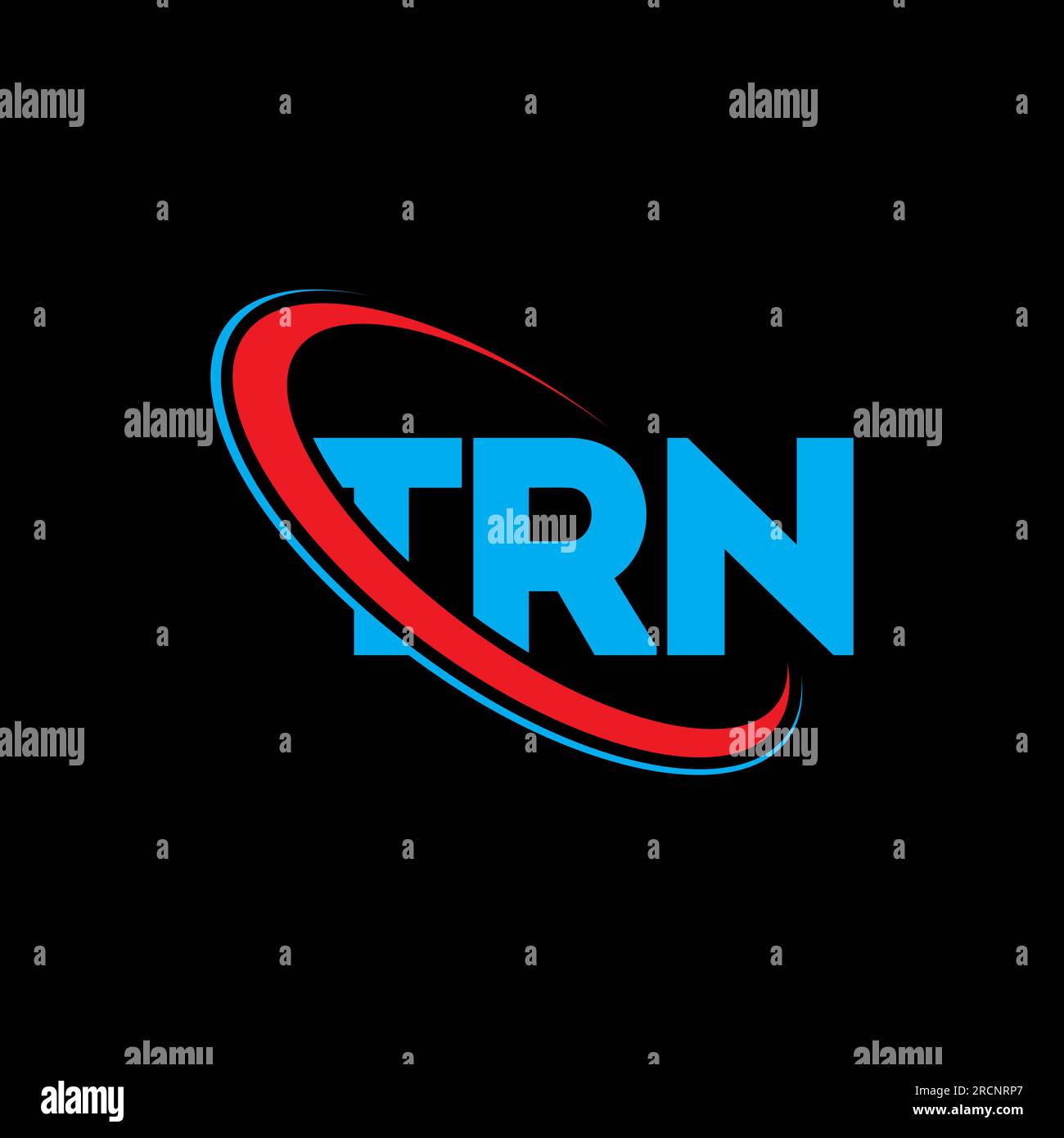 Logo TRN. Lettre TRN. Logo de la lettre TRN. Initiales TRN logo lié ...