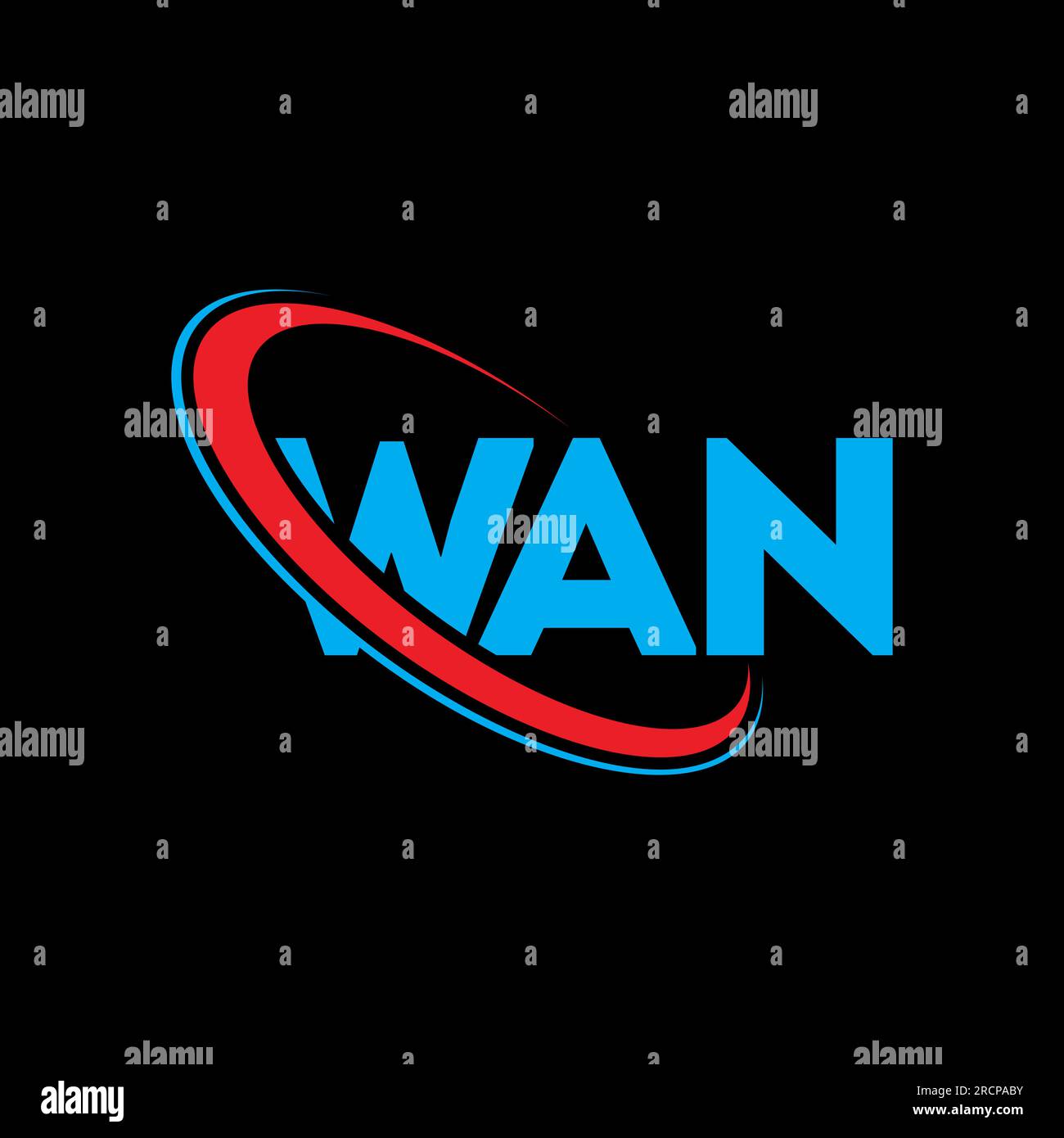 Logo wan tech Banque d'images vectorielles - Alamy