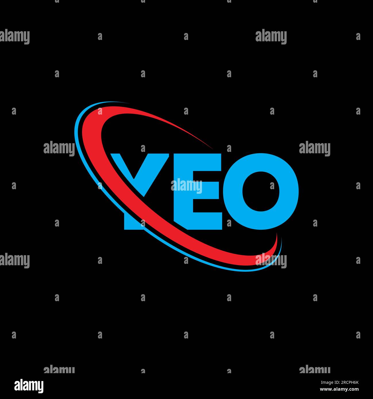 Logo YEO. Lettre YEO. Conception du logo de la lettre YEO. Initiales ...