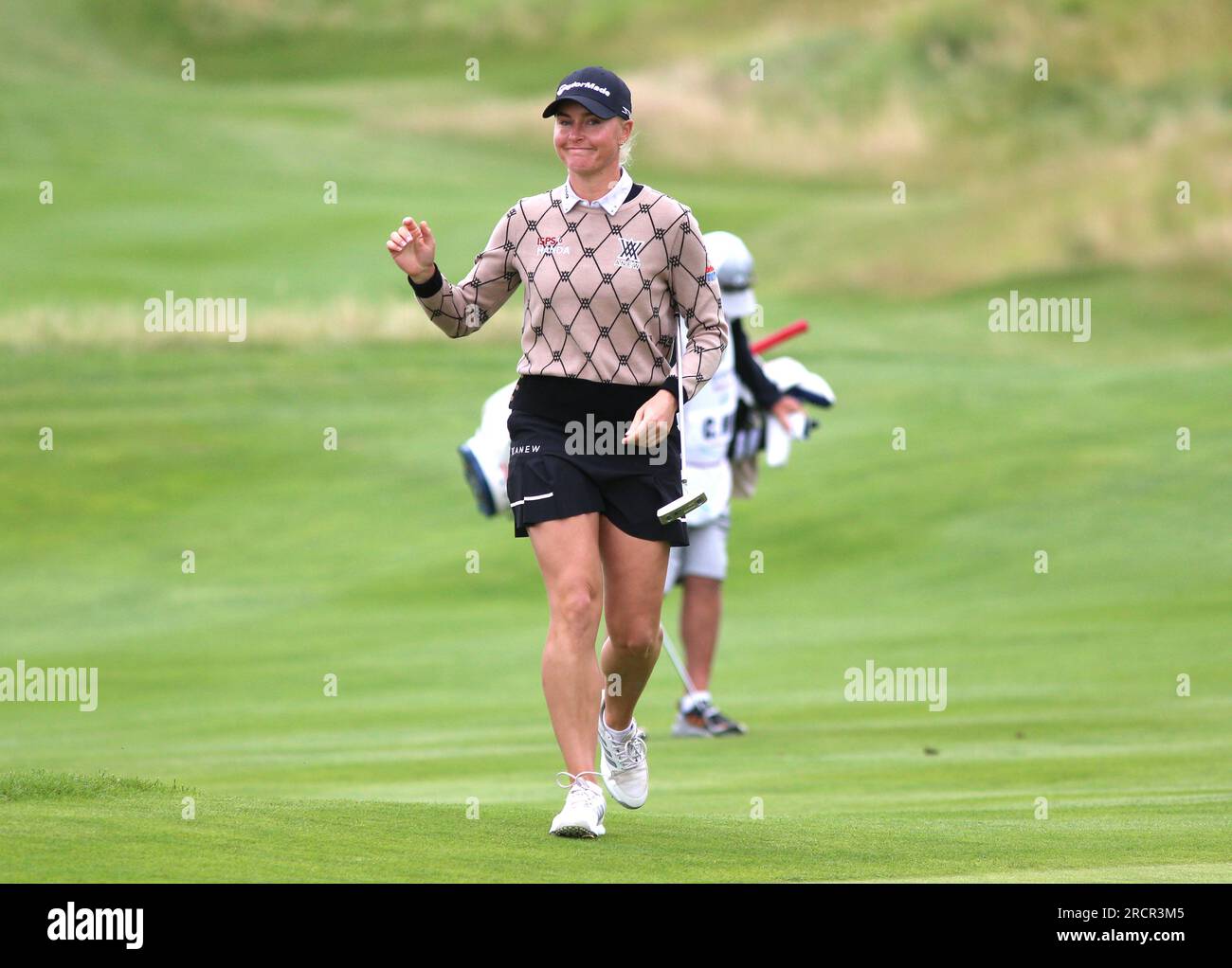 Charley Hull le 18e jour de la série Aramco Team 2023 au Centurion Club ...