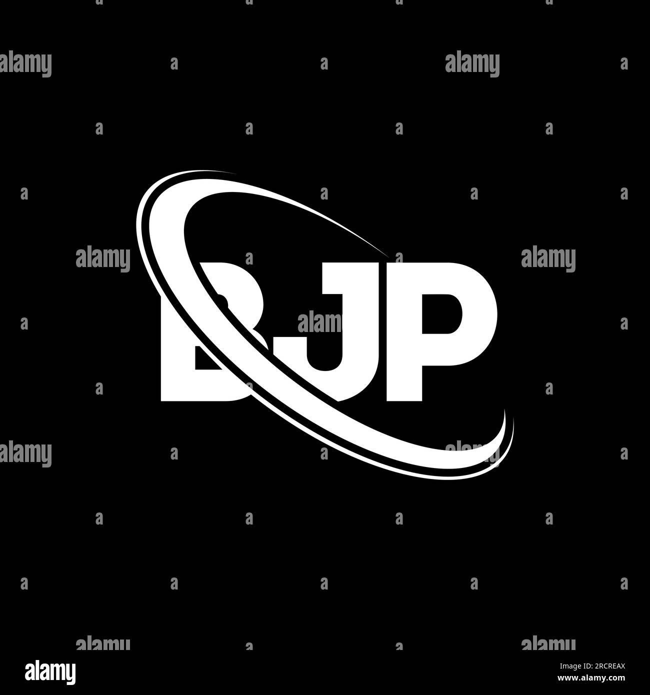 Logo bjp Banque d'images noir et blanc - Alamy