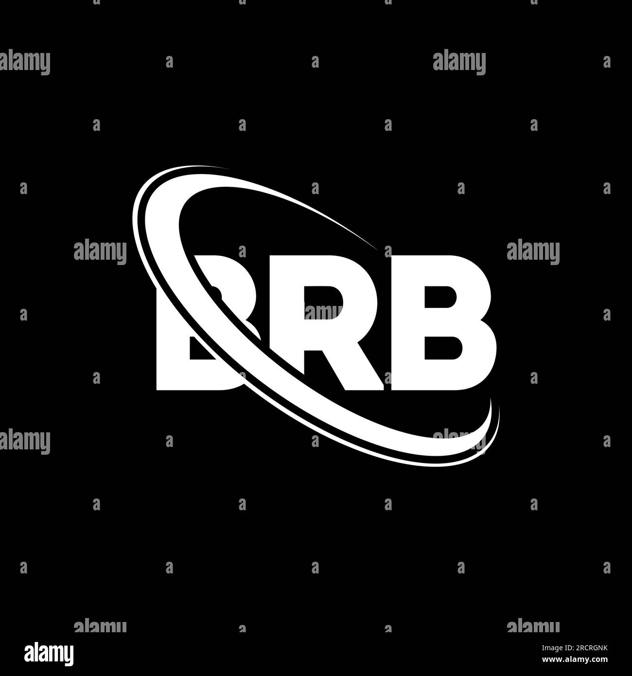 Logo BRB. Lettre BRB. Logo de la lettre BRB. Initiales BRB logo lié à ...
