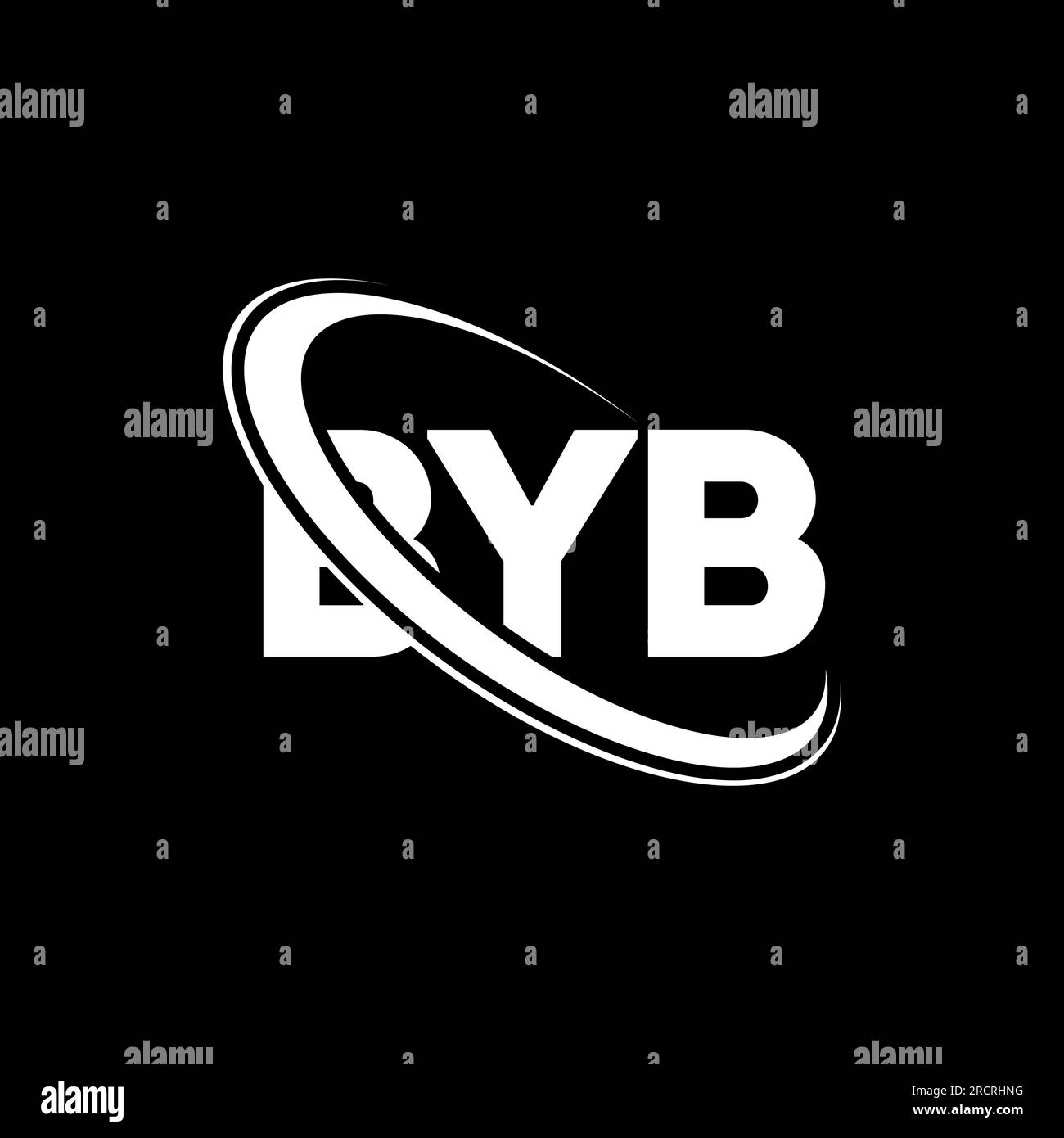Logo BYB. Lettre BYB. Logo BYB lettre. Initiales logo BYB lié avec ...
