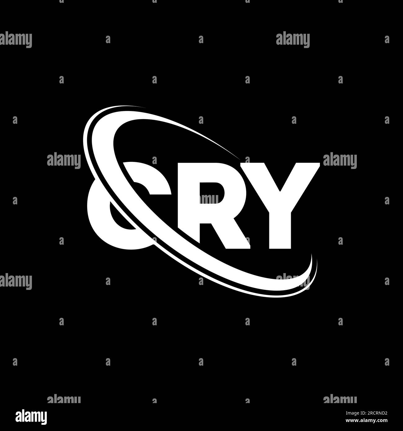 Logo cri cri Banque d'images noir et blanc - Alamy