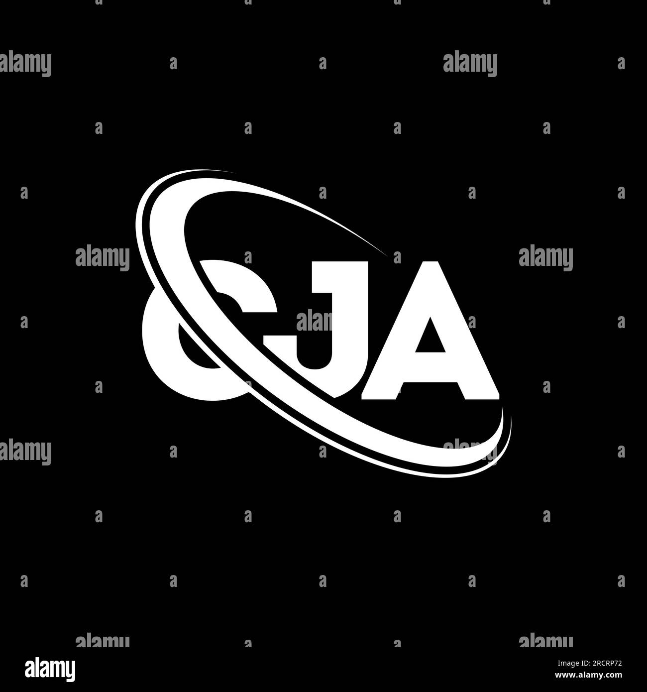 Logo CJA. La lettre de CJA. Logo de la lettre CJA. Initiales CJA logo ...