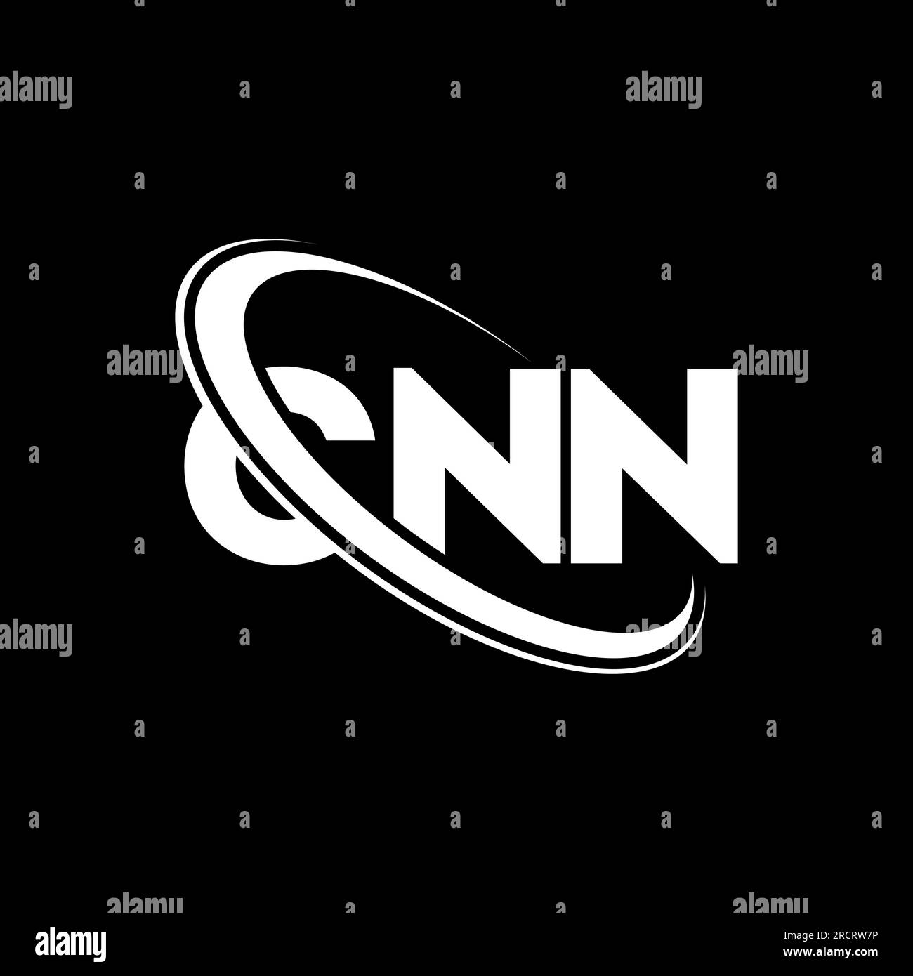 Cnn logo Banque d'images noir et blanc - Alamy