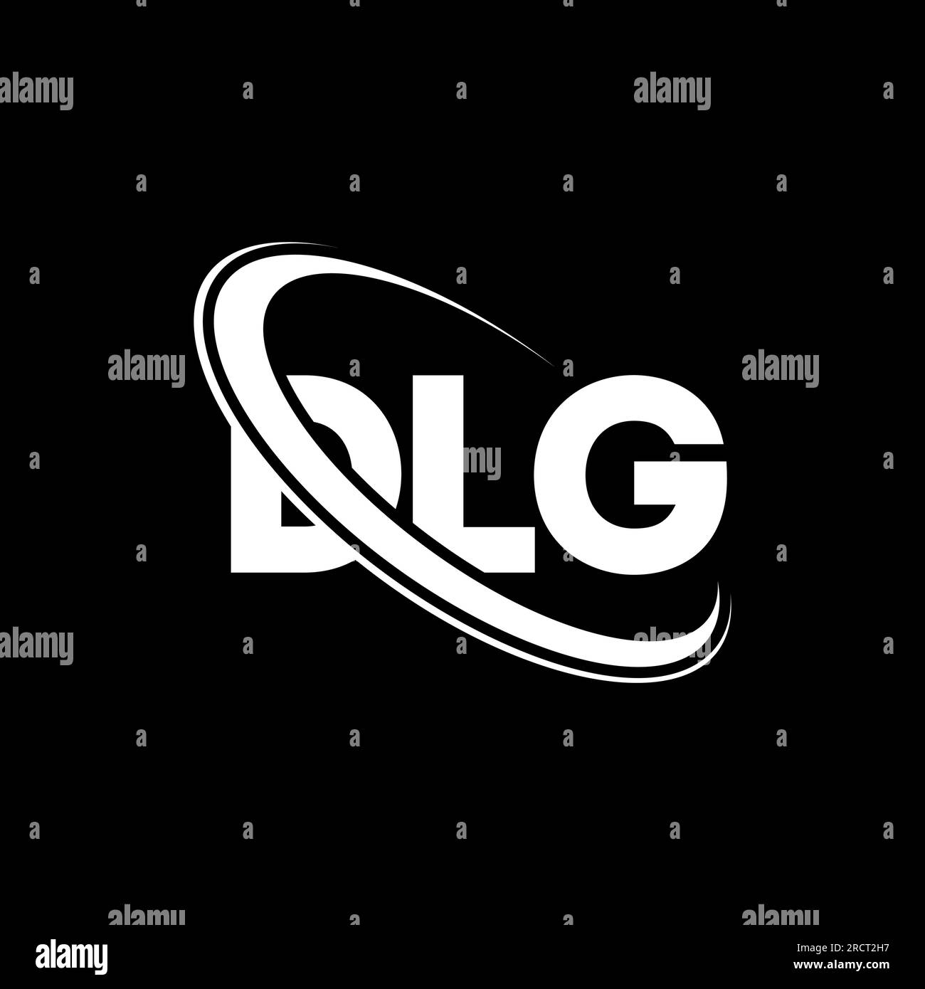 Logo de la technologie dlg Banque de photographies et d’images à haute ...
