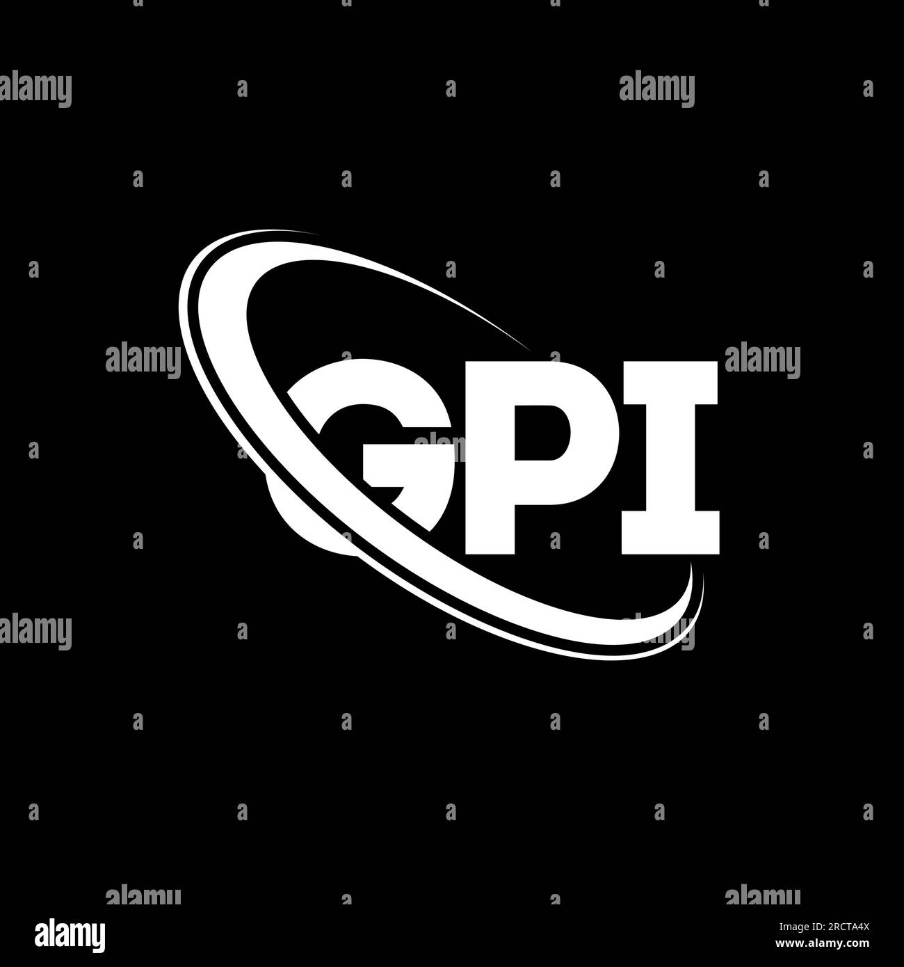 Logo cercle gpi Banque d'images vectorielles - Alamy