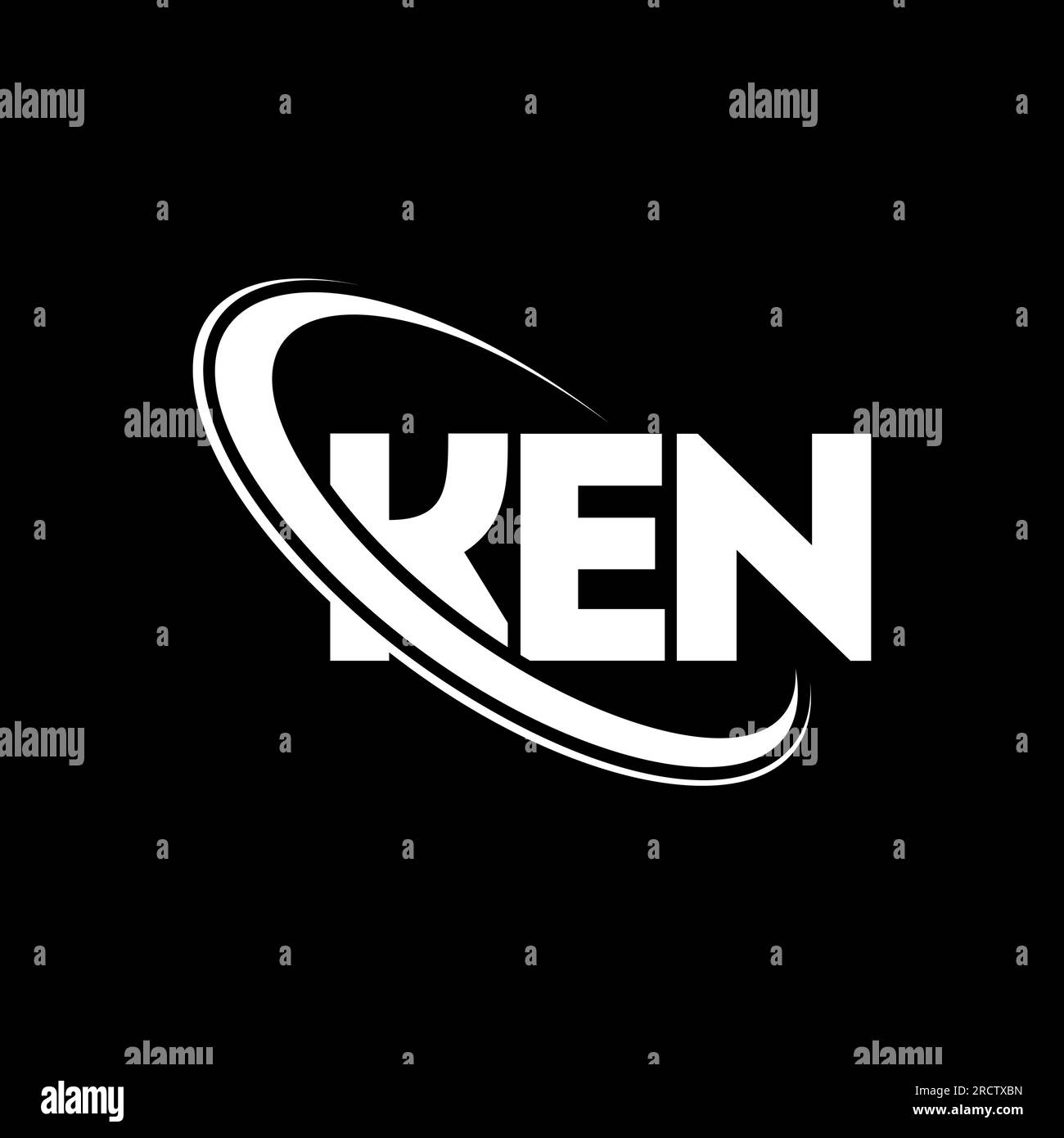 Logo ken Banque d'images noir et blanc - Alamy
