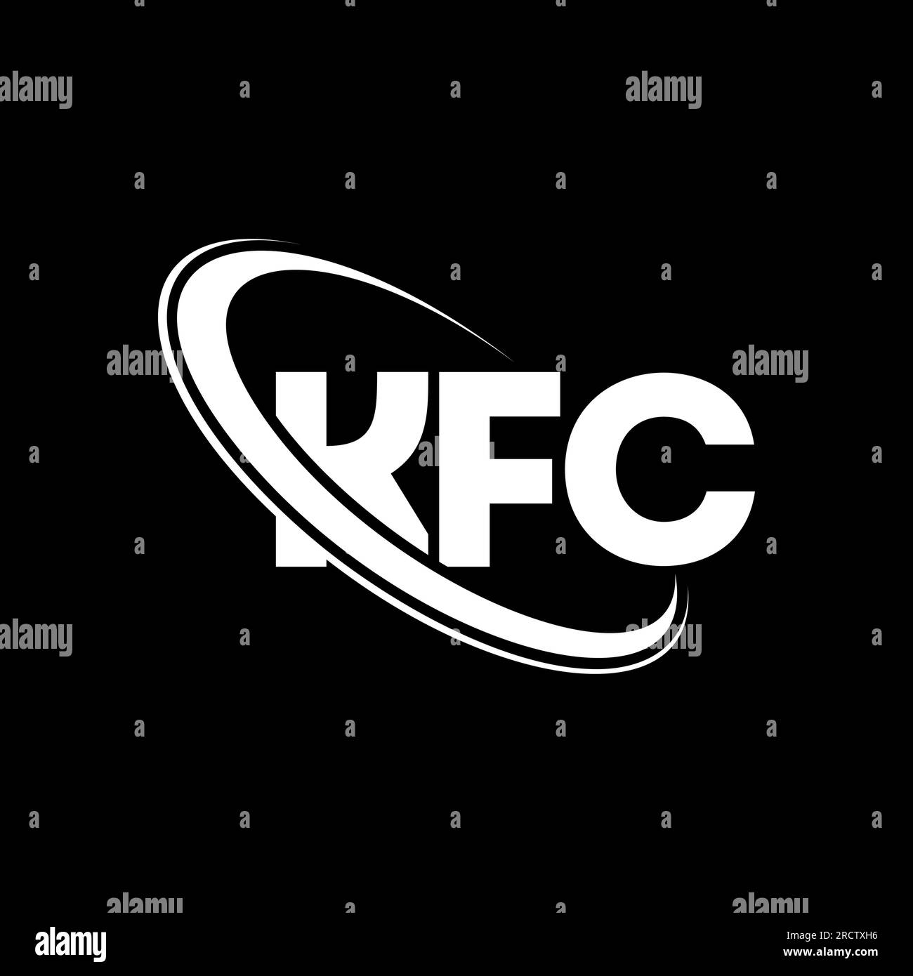 Logo KFC. Lettre de KFC. Logo lettre KFC. Initiales logo KFC lié à un ...